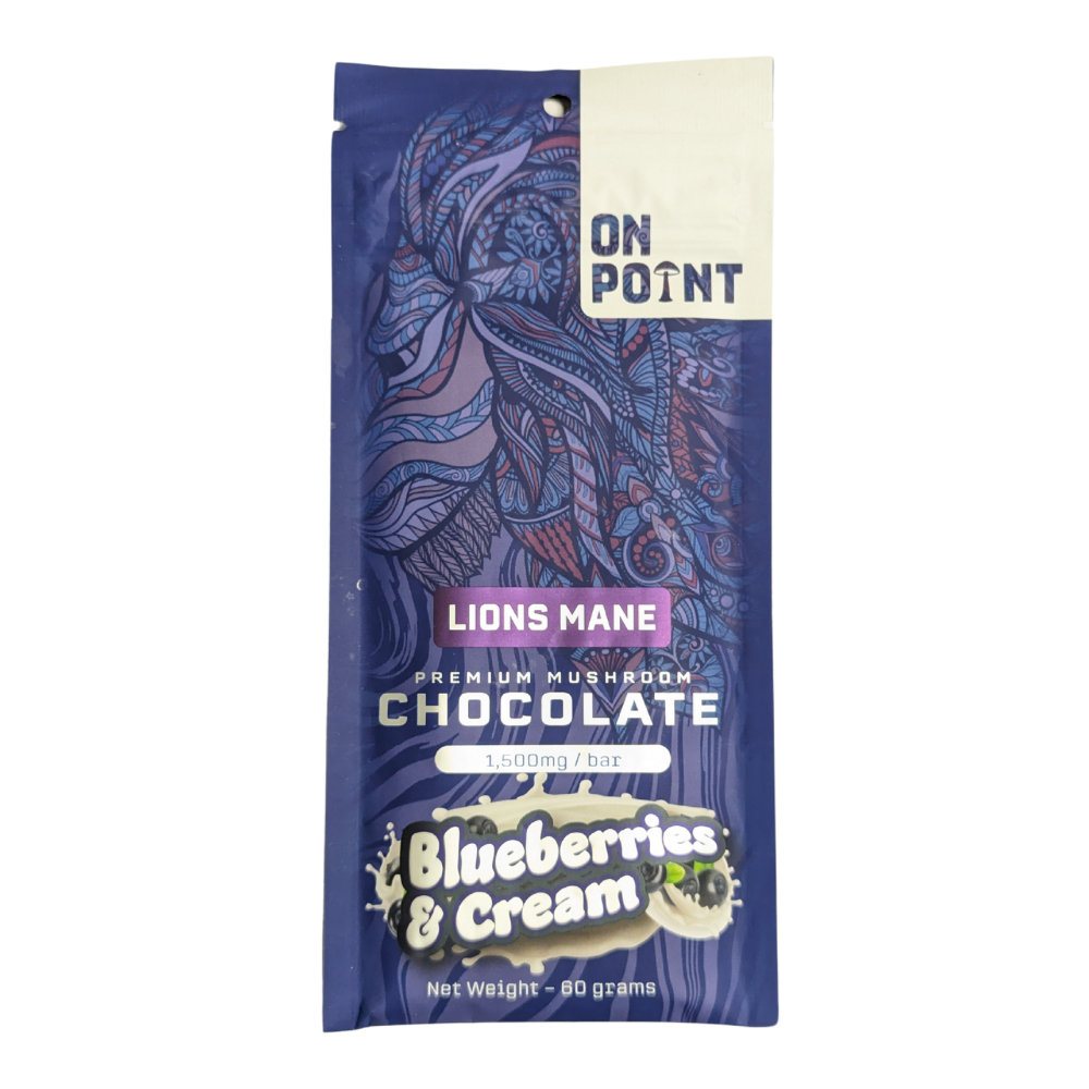 ON POINT Blueberries & Cream Lions Mane Brain Bar – On Point